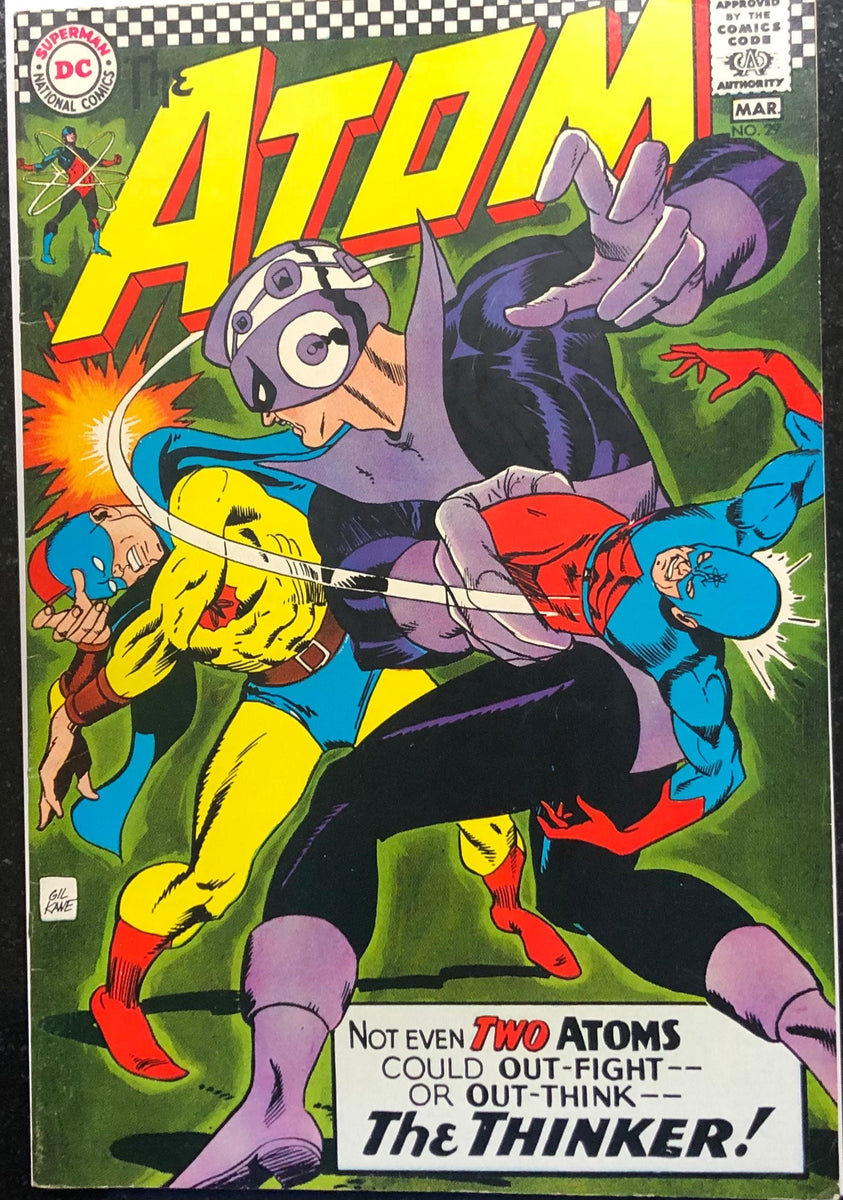 Vintage Comics DC Comics The Atom # 29 March 1967 Fantastic Cover Art ...