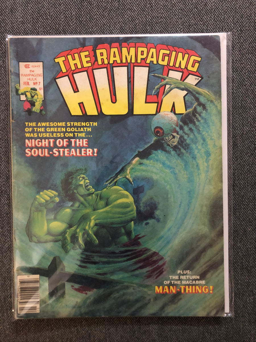 Vintage Comics - Marvel Magazine The Rampaging Hulk Number 7 February ...