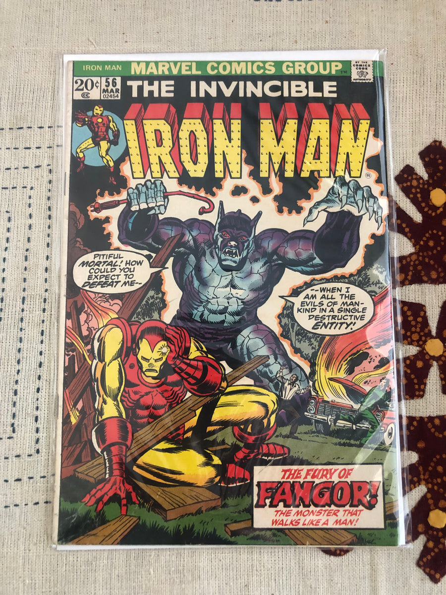 Vintage Comics - Marvel’s Iron Man Number 56 March 1973 Bagged And Boa ...
