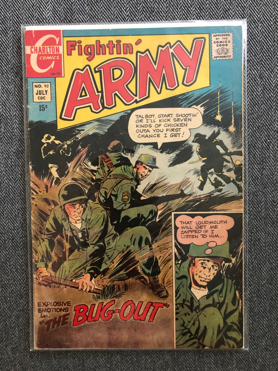 Vintage Comics - Charlton Comics Fightin’ Army #15 July 1970 Bagged An ...